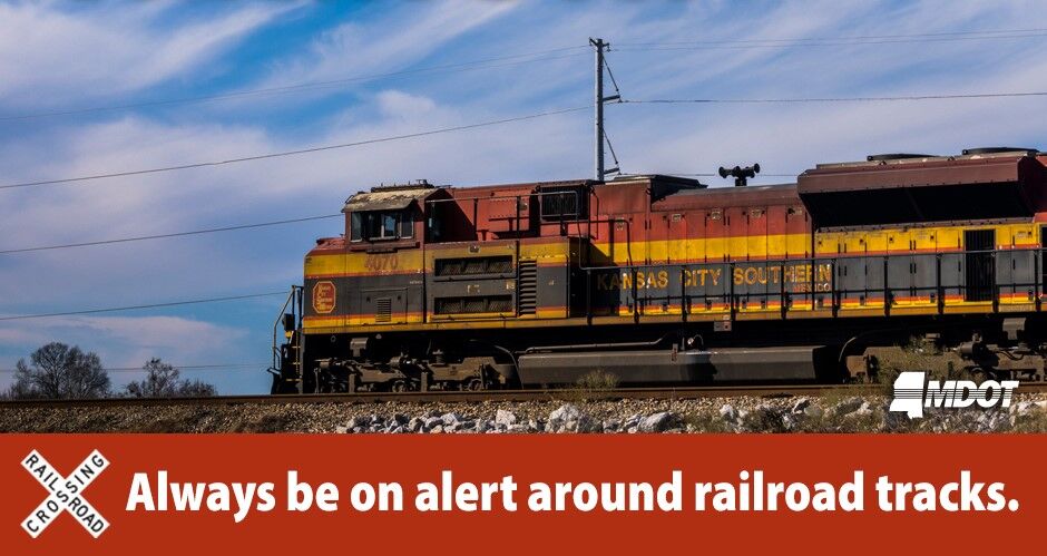 MDOT encourages railroad crossing safety