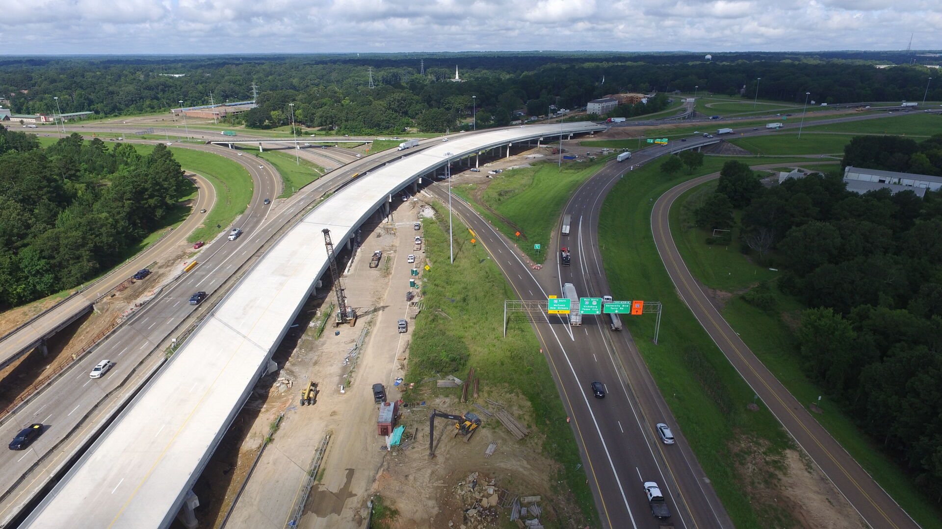 (VIDEO) Crews prepare to switch traffic onto newly constructed I-20 ...