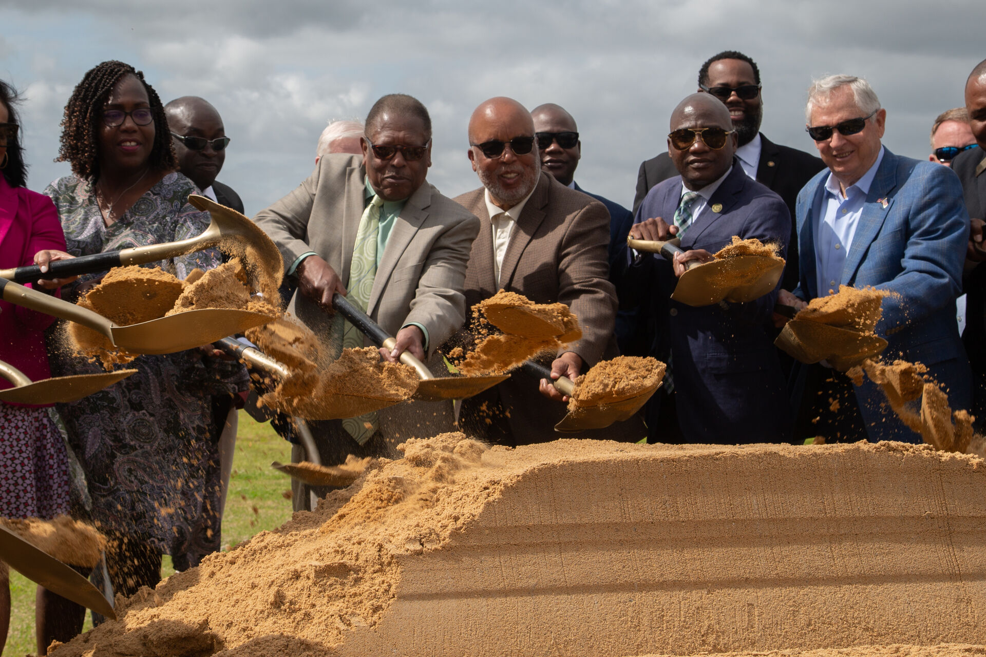 Officials break ground on Phase II of the U.S. Highway 82 Greenville Bypass
